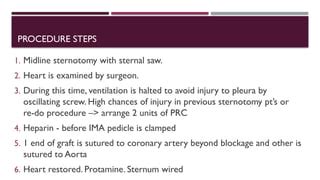 Anesthesia In Cabg On Pump And Off Pumppptx
