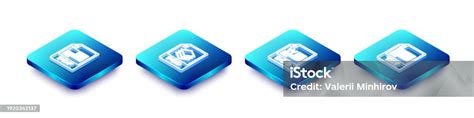등각 투영 선 Pdf 파일 문서 Psd Doc 및 Txt 아이콘을 설정합니다 벡터 0명에 대한 스톡 벡터 아트 및 기타 이미지 0명 3차원 형태 개념 Istock