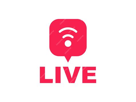 Premium Vector | Live streaming button. live stream icon. live broadcasting button and symbol ...