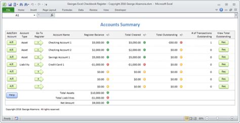 Excel Bank Account Template Spreadsheet Templates For Business Excel Spreadsheet Templates