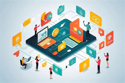 Premium Ai Image Brand Communication Concept Illustration