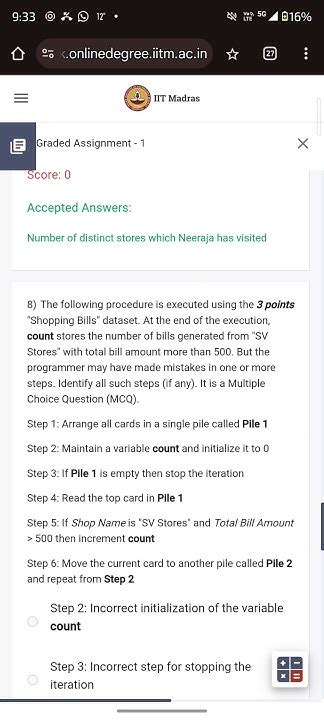 Iitm Bs Degree Computational Thinking Week 1 Graded Assignment Solution Iitmadras Bsdegree
