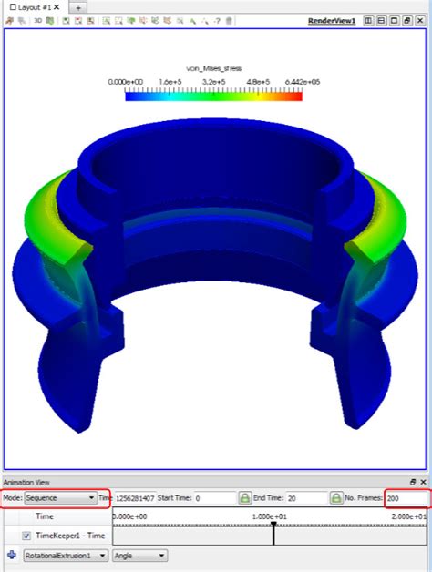 Step By Step Rotational Extrusion Of Axisymmetric Simulation