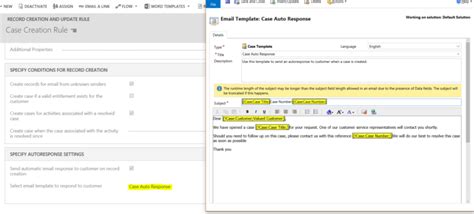 Dynamics 365 Record Creation And Update Rules To Convert Email To Case