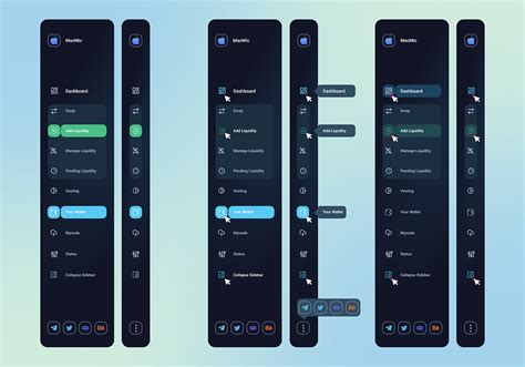 Sidebar Navigations Ui Design By Michael On Dribbble