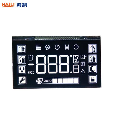 custom industrial instrument meter lcd display va 7 segament lcd panel