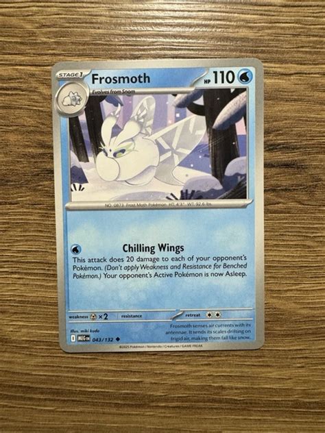PokÉmon Tcg Mega Evolutions 043132 Frosmoth Regular Near Mint £147