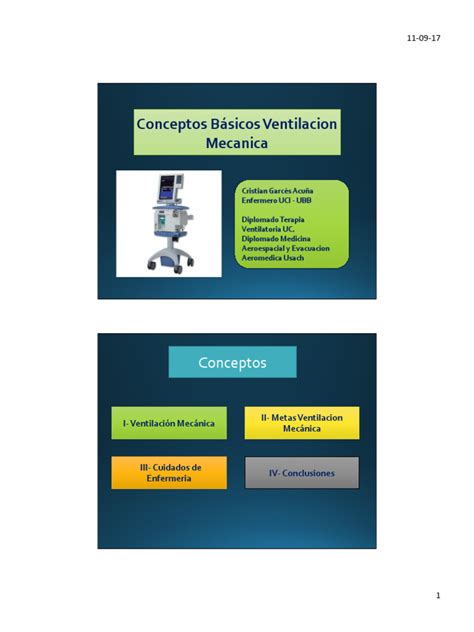 Presentacion Curso Ventilacion Mecanica Pdf