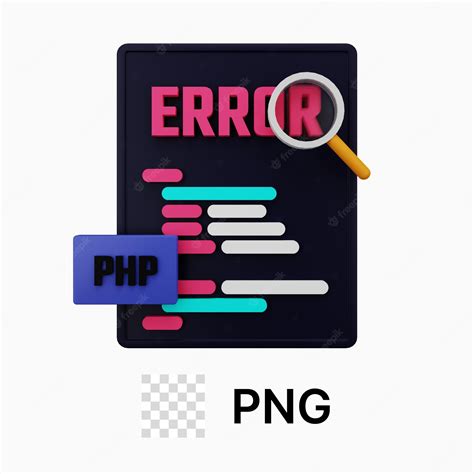 Premium Psd 3d Web Programming Debugging Illustration