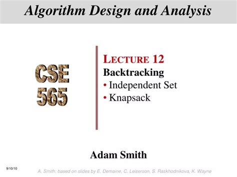Ppt Algorithm Design And Analysis Powerpoint Presentation Free