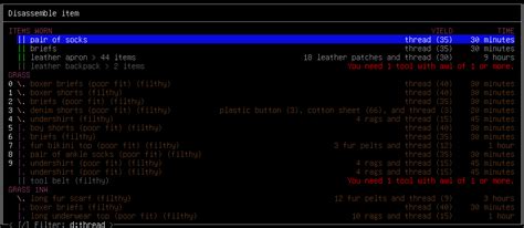 Qol Disassemble Menu Permit Searching By Yield · Issue 52117