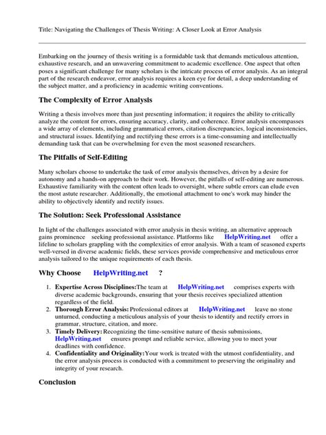Error Analysis In Thesis Pdf Second Language Acquisition Second