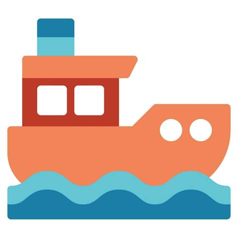 Travel Boat Object Illusatration 35886851 Vector Art At Vecteezy