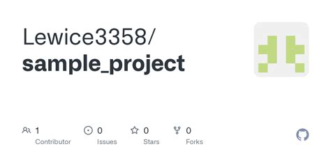 Github Lewice3358sampleproject