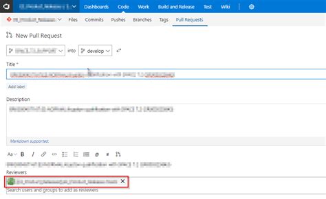 Unwanted Default Reviewer When Creating A Pull Request In Tfsgit 2018