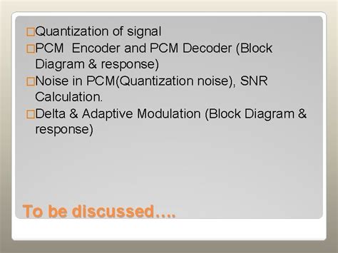 pcm delta modulation module 4 quantization of signal
