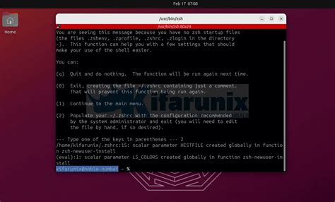 Install Zsh On Ubuntu 24 04
