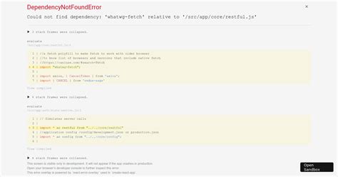 react app codesandbox