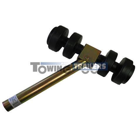 Double Dumbbell Roller Bracket 34x440mm Pole