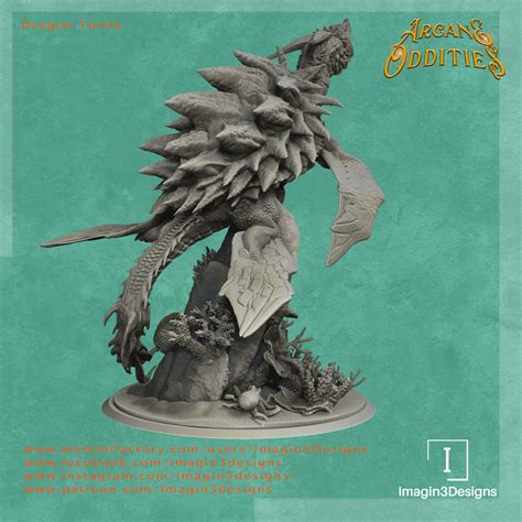 3d File Dragon Turtle 🐉・model To Download And 3d Print・cults