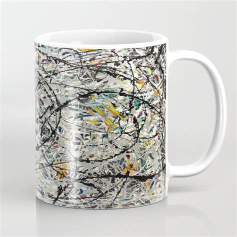 Watery Paths By Jackson Pollock Coffee Mug