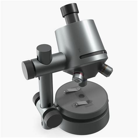 Transmitted Light Microscope Gray 3d Model 39 3ds Blend C4d Fbx
