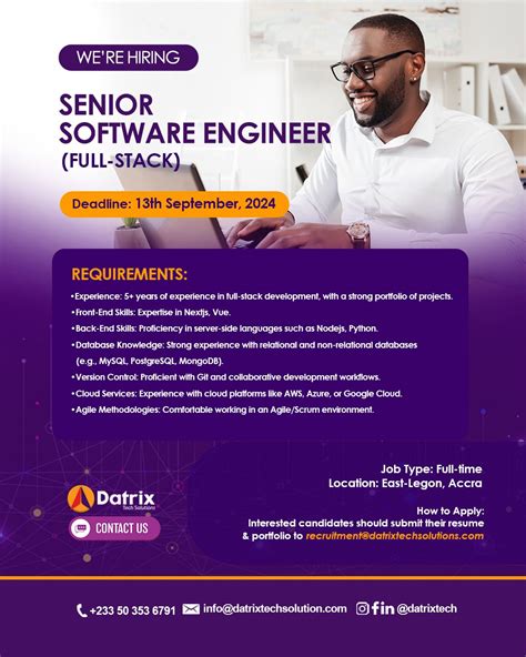 Jobs Recruitment Datrix Datrixtechsolutionsltd Hiring Softwaredeveloper Softwareengineer
