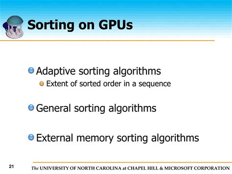 Ppt High Performance Sorting And Searching Using Graphics Processors