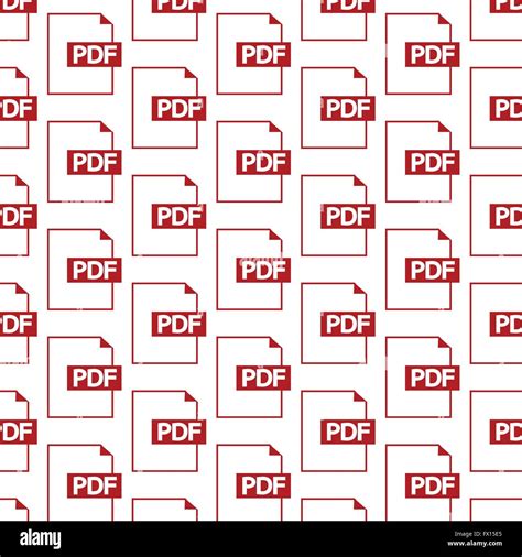 PDF Pattern Background Stock Vector Image Art Alamy