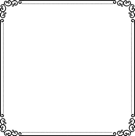 사각형 테두리 모서리 화려한 소용돌이 직사각형 테두리 국경 직사각형 프레임 Png 일러스트 및 Psd 이미지 무료 다운로드 Pngtree