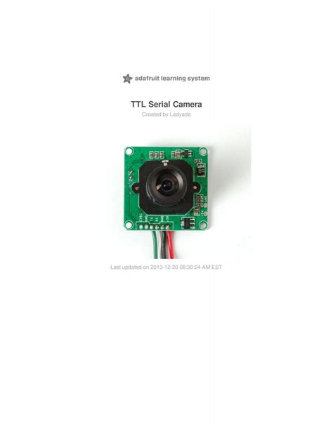 download ttl serial camera adafruit learning system