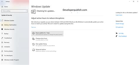 How To Stop Auto Updates In Windows Developer Publish