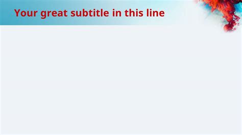 Ppt 발표자료 빠르게 만드는 방법은 잉크 번짐 예술 파워포인트 디자인 와이드 템플릿으로 10분 완성 예스폼 Ppt