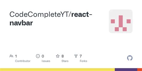GitHub CodeCompleteYT React Navbar