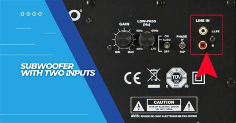 Subwoofer With Two Inputs 4 Easy Methods To Connect