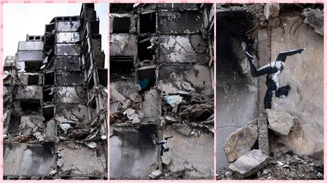 Харьков даст пи ды рашистам On Twitter Ещё одно граффити Бэнкси в Бородянке