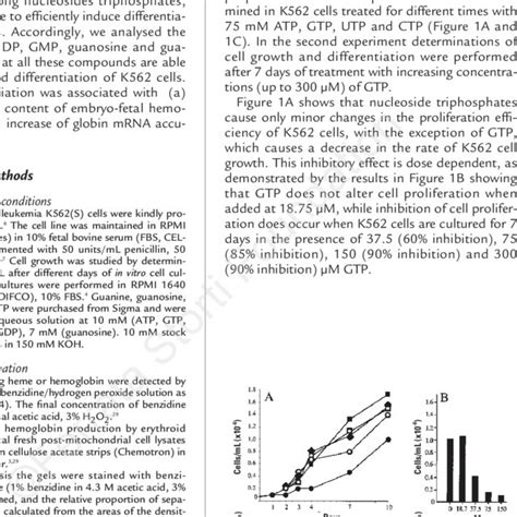 Effects Of ATP GTP CTP And UTP On Cell Proliferation A B And Download Scientific Diagram