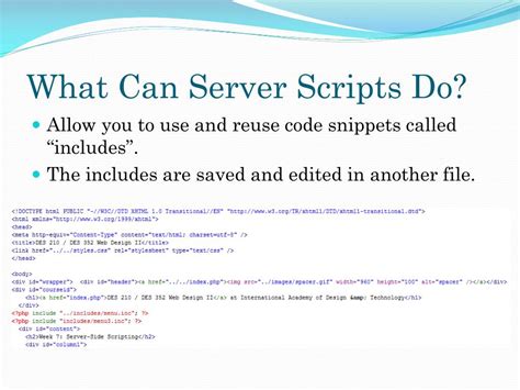 Ppt Server Side Scripting Powerpoint Presentation Free Download Id