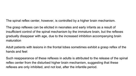 Primitive Reflexes And Therir Pathway Pptxtx Pptx