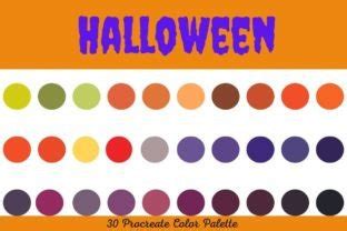 Procreate Color Palette Halloween Graphic By AKB Designs Creative Fabrica