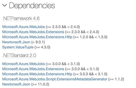 azure function core 3 0 doesn t support standard 2 1 so could