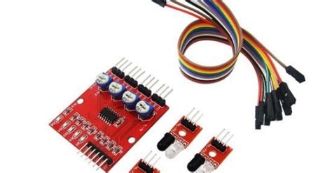 Buy Line Follower 4 Ir Infrared Array Sensor Module