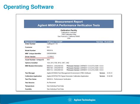 Ppt Calibration And Specification Considerations When Using Modular Instrumentation Powerpoint