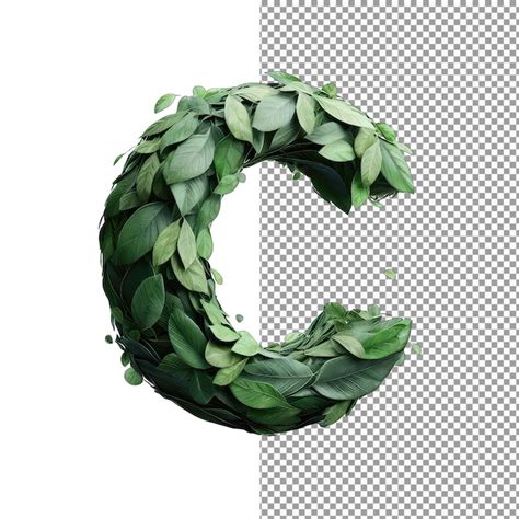 Premium Psd Vibrant Hemp Leaf Typography