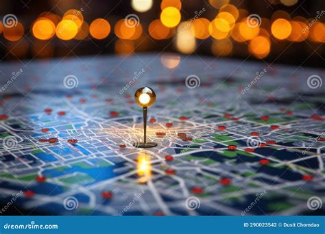 Road With GPS Navigation On City Map Car Road Street Highway Roadmap Stock Photo Image Of