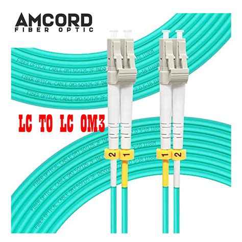 LC LC Multimode Duplex Mm GBPS OM Fiber Patch Cable Cord Shopee Philippines