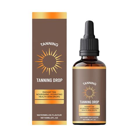 Natural Skin Tone Drops Drinkable Sunless Tanning With Hydrating Formula For Gradual Application