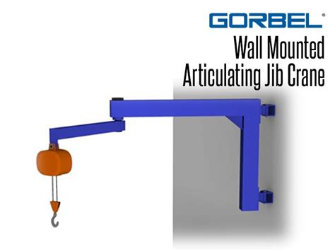 Gorbel Articulating Jib Cranes Free Standing Mounted And Pivot Pro