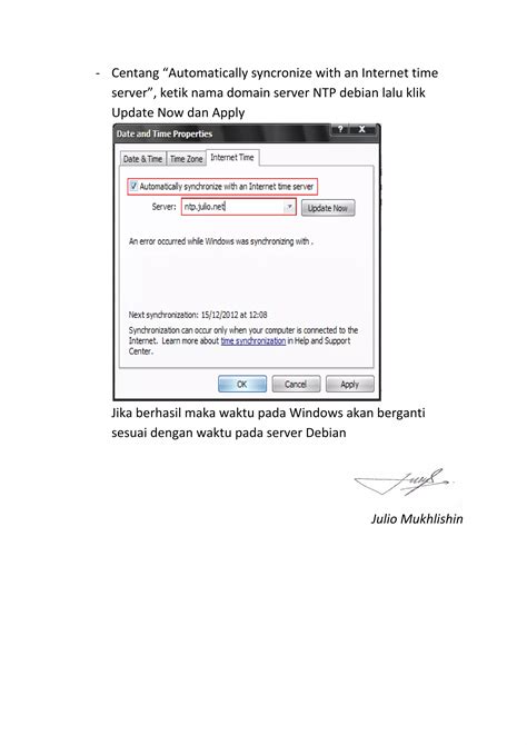 Instalasi NTP Server PDF